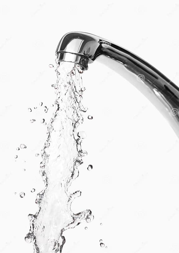 Tap of running water stock photo. Image of open, blurry - 11256288