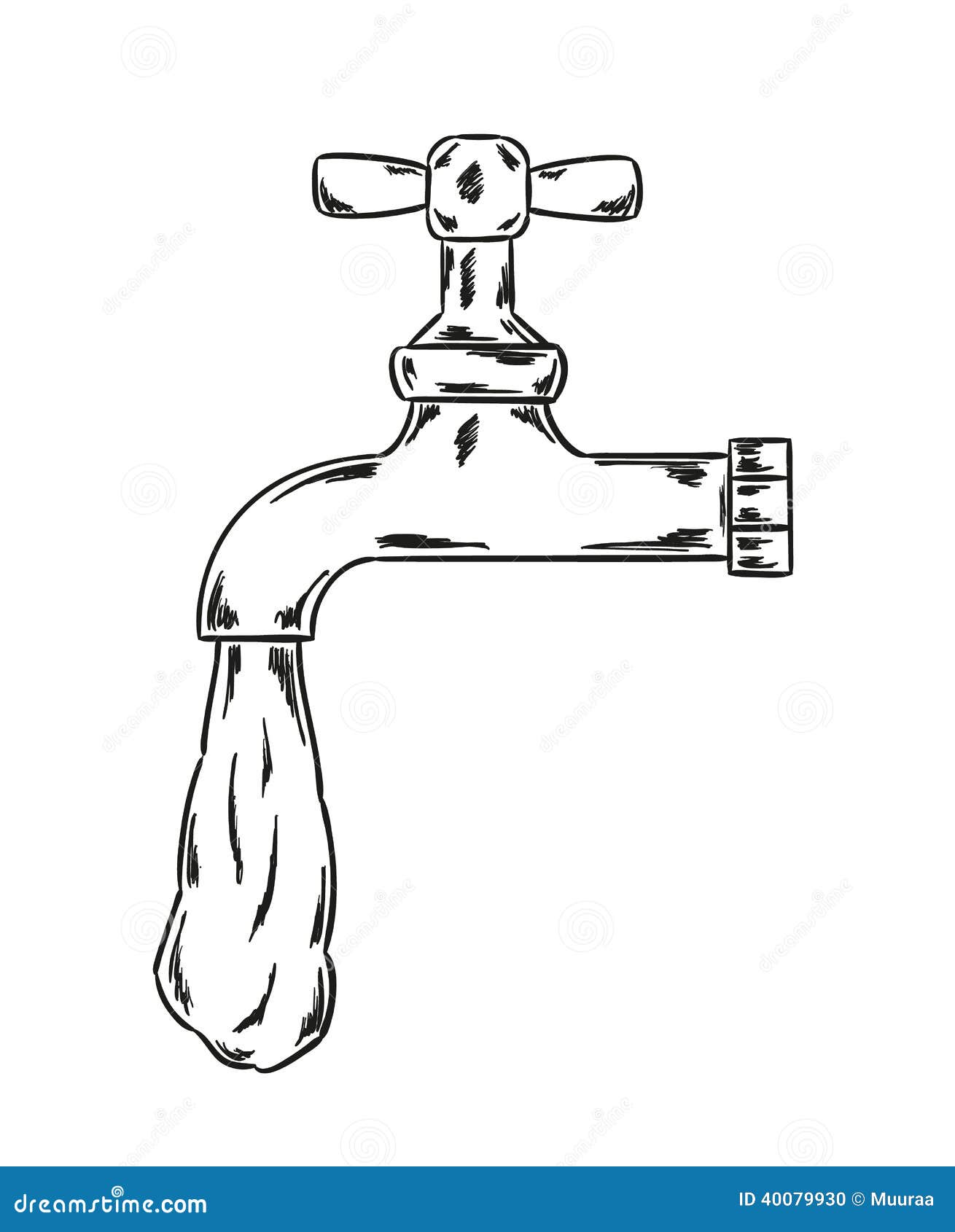Tap Sketch Stock Vector - Image: 40079930