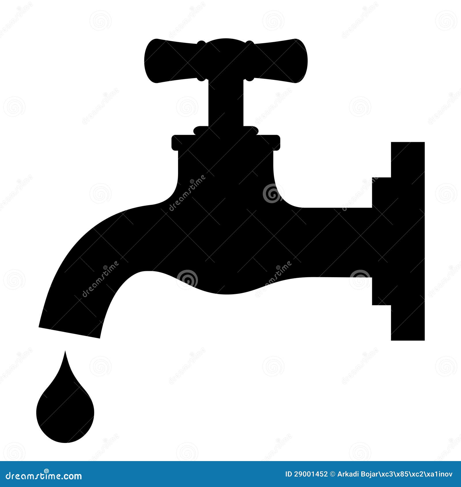 Tap vector symbol stock vector. Illustration of ooze - 29001452