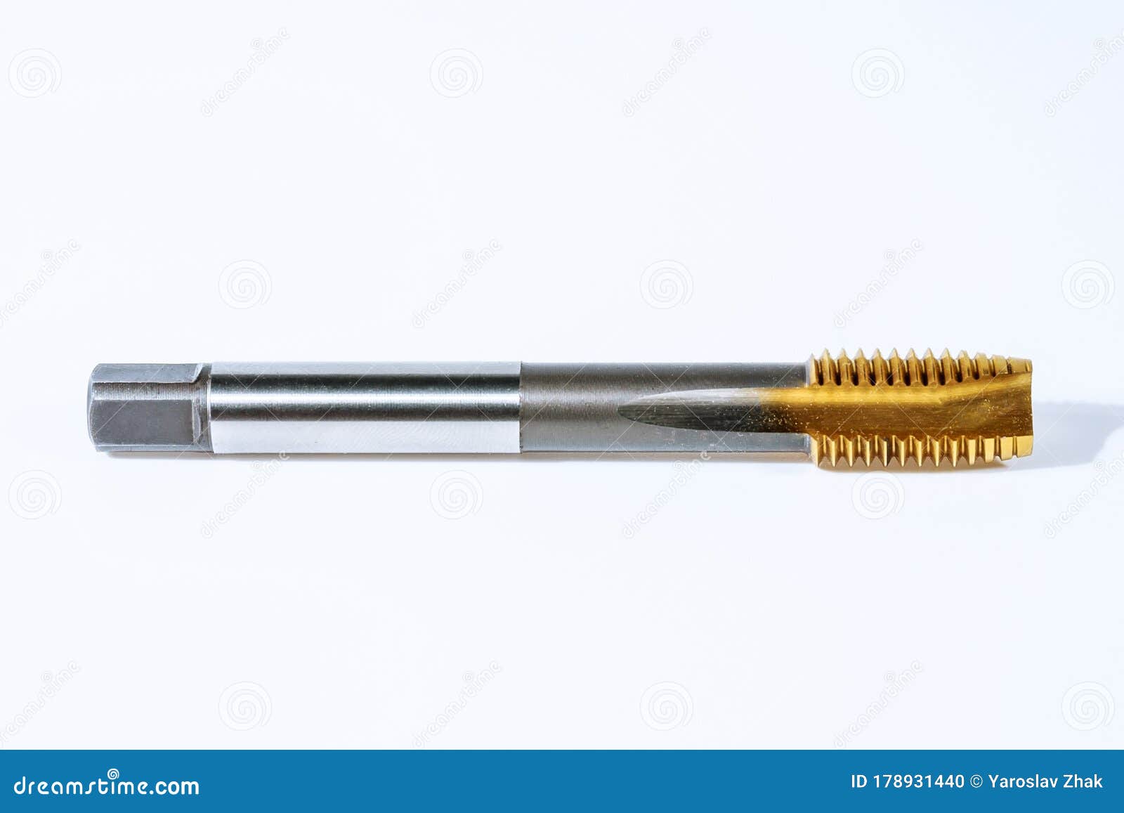 Tap for Threading in Metal. Tool for Metal Processing. Stock Photo ...