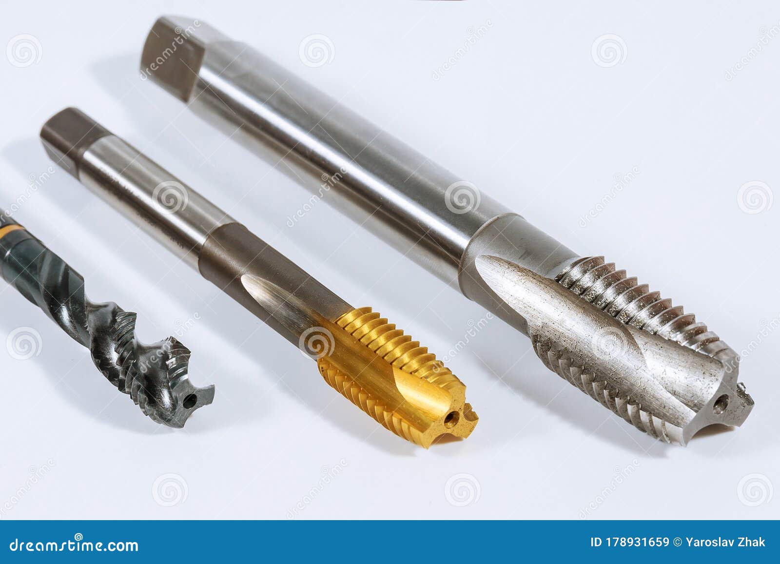Tap for Threading in Metal. Tool for Metal Processing. Stock Image ...