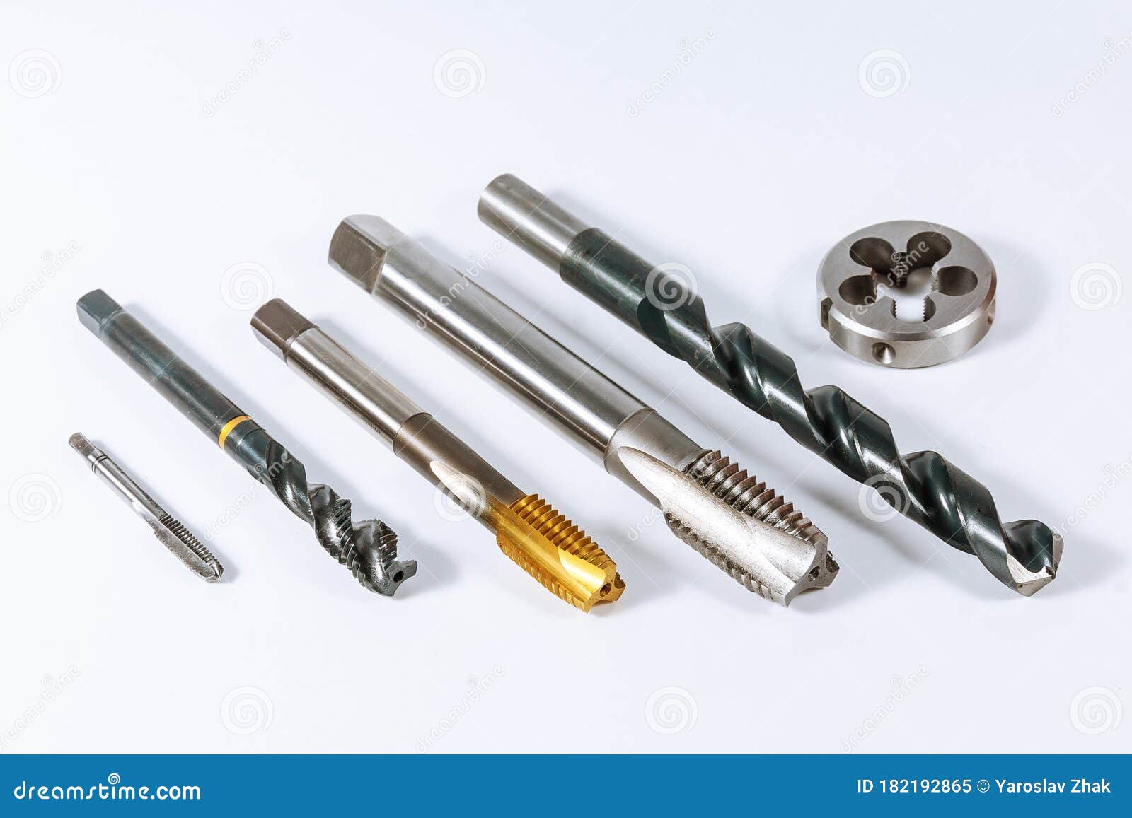 Tap for Threading in Metal. Tool for Metal Processing. Stock Image ...