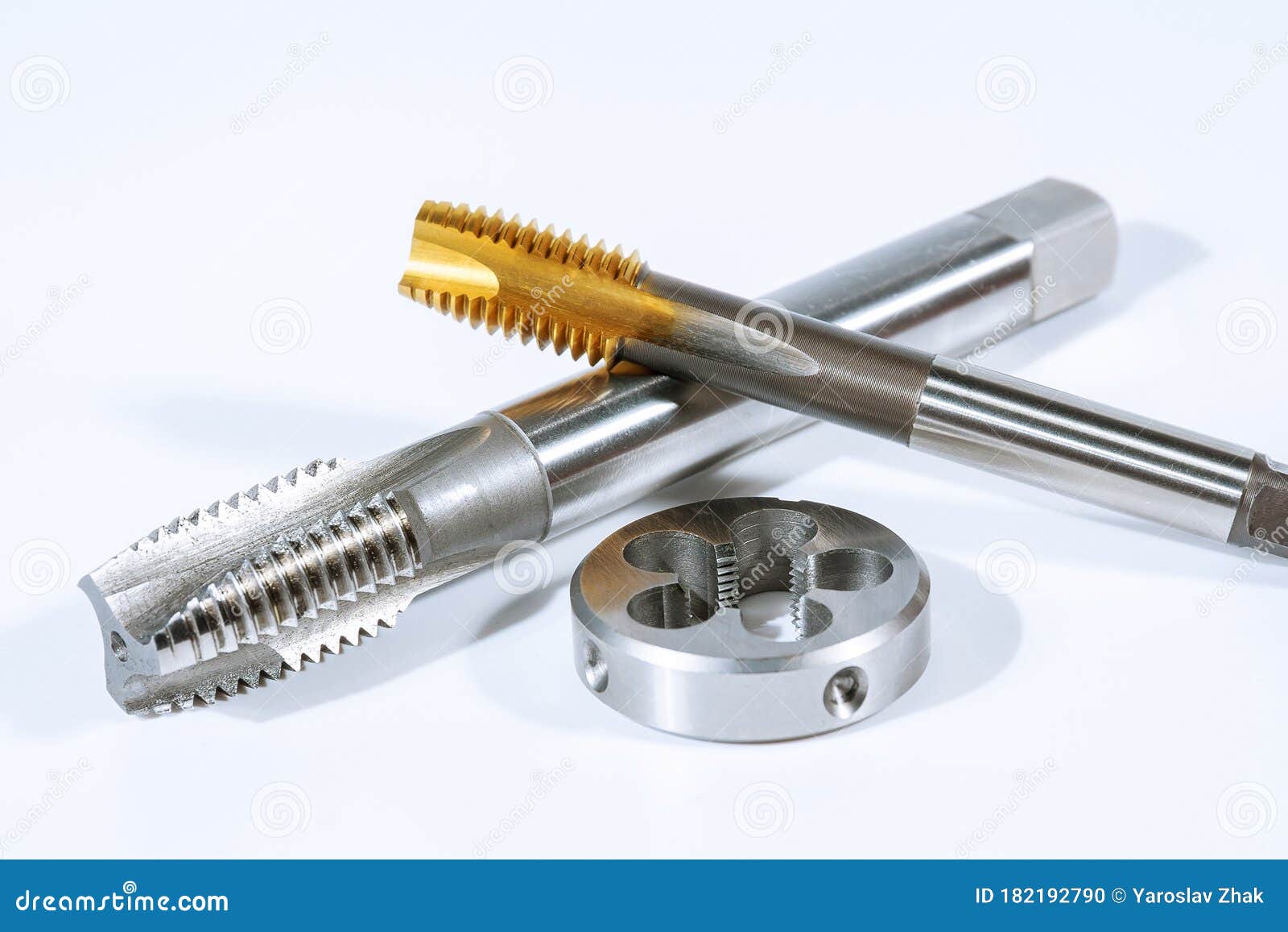 Tap for Threading in Metal. Tool for Metal Processing. Stock Photo ...