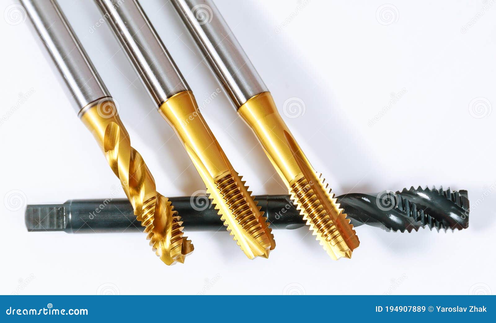 Tap for Threading in Metal. Tool for Metal Processing. Stock Image ...