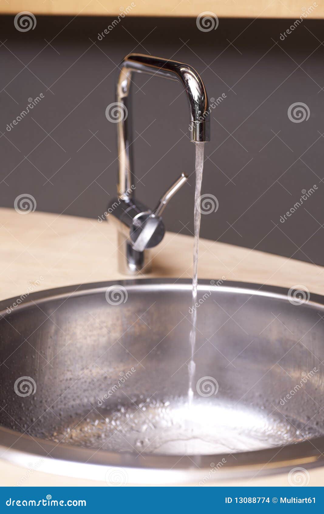 Tap Water stock photo. Image of flowing, fresh, bathroom - 13088774