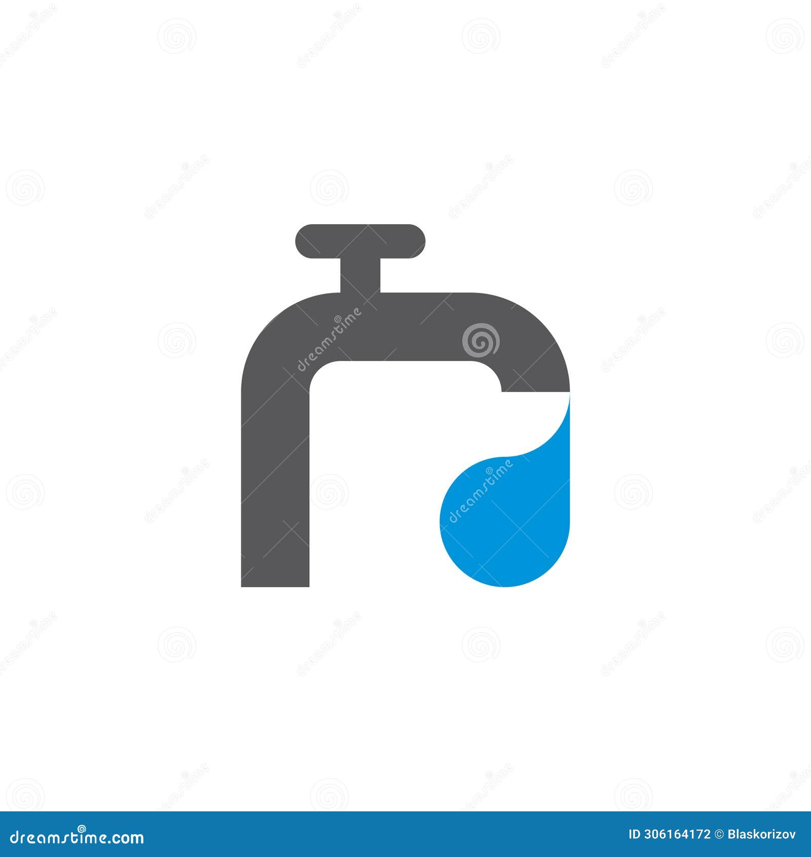Tap Water Logo Icon Design Element Vector Stock Vector - Illustration ...