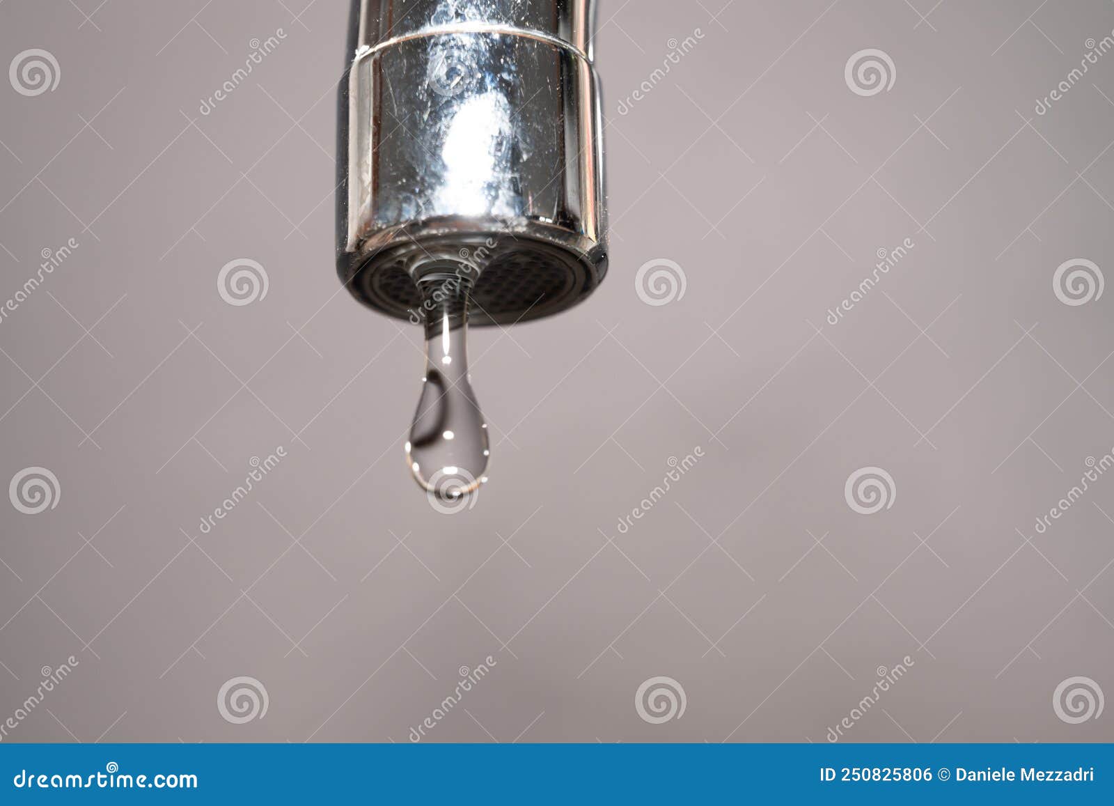 Tap from Which Water Flows. Stock Photo - Image of precipitation, drop ...