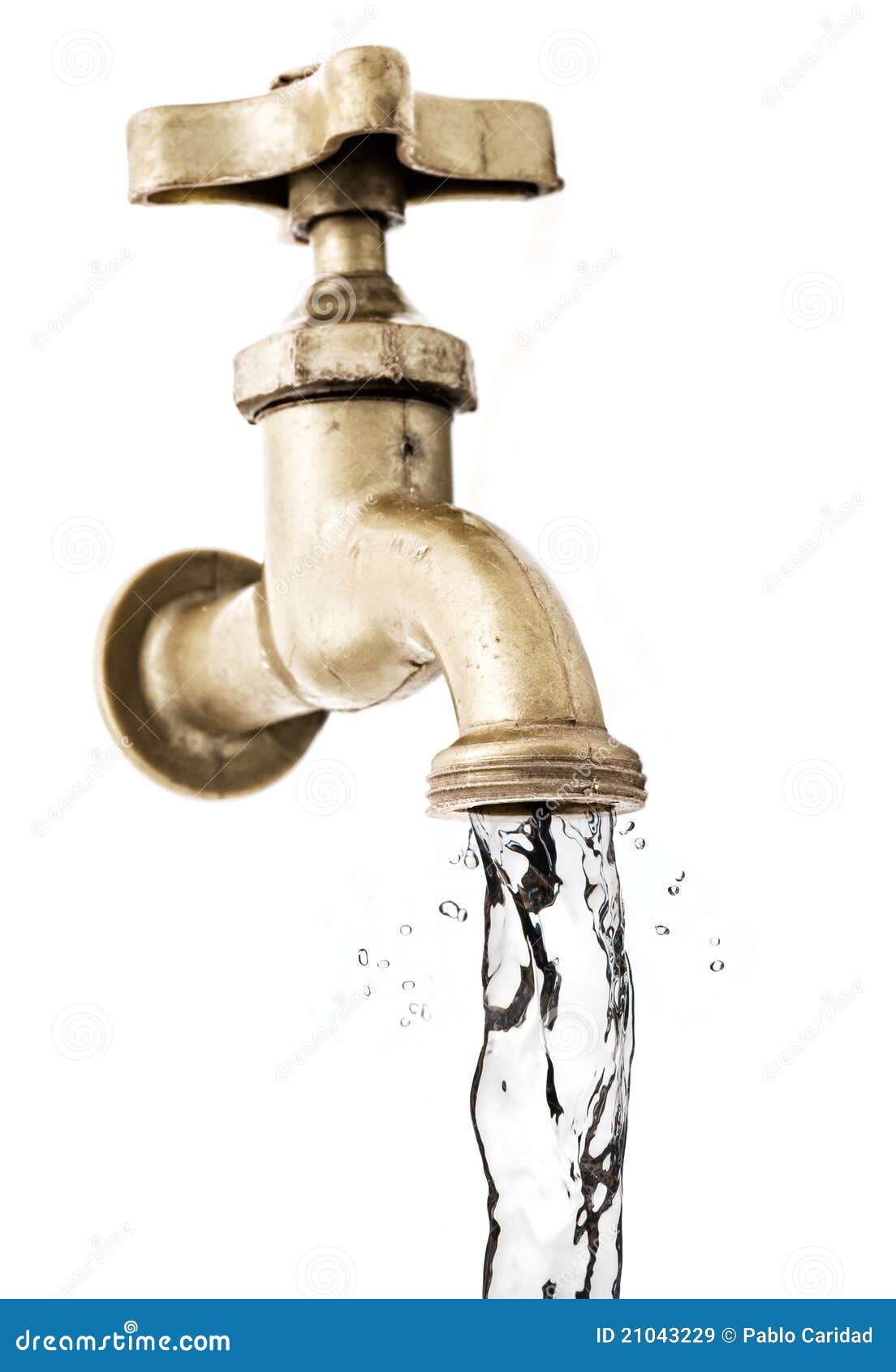 Tap, White Background. Royalty Free Stock Images - Image: 21043229