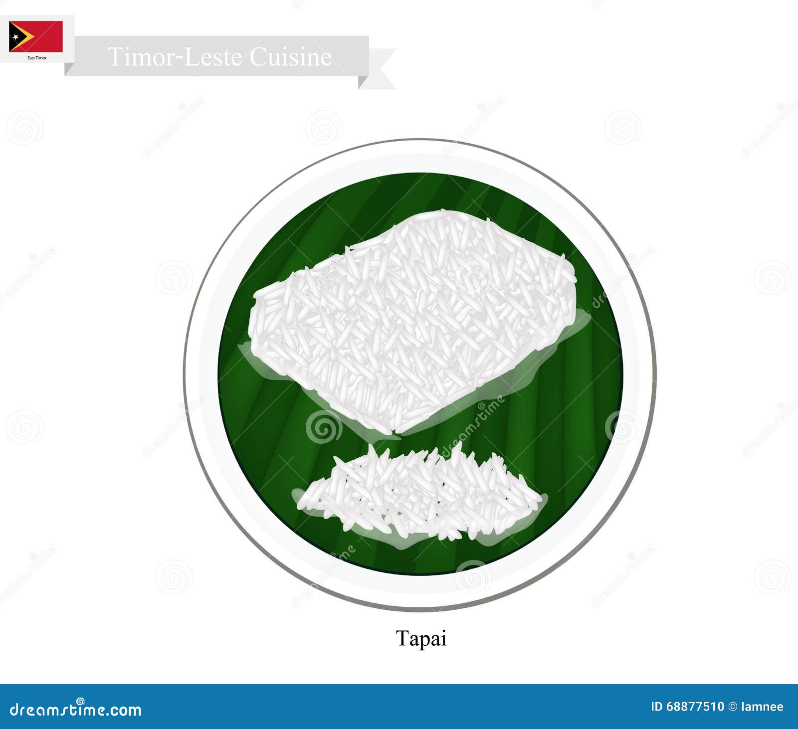 Tapai Or Traditional Timor Leste Sweet Fermented Rice Stock Vector Illustration Of Count