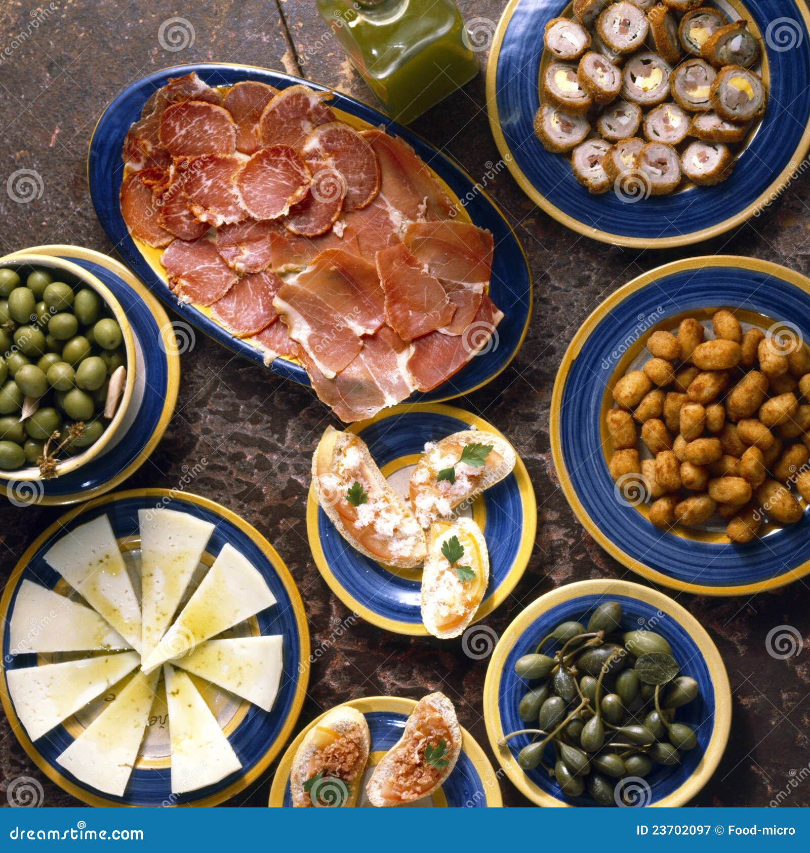 Tapas stock image. Image of prepared, cold, tapas, focus - 23702097