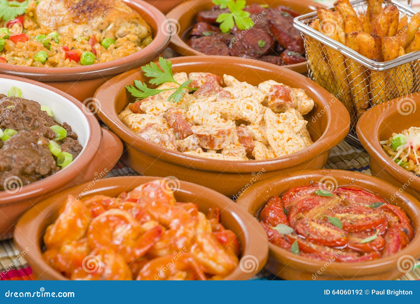 Tapas photo stock. Image du exotique, restaurant, repas - 64060192