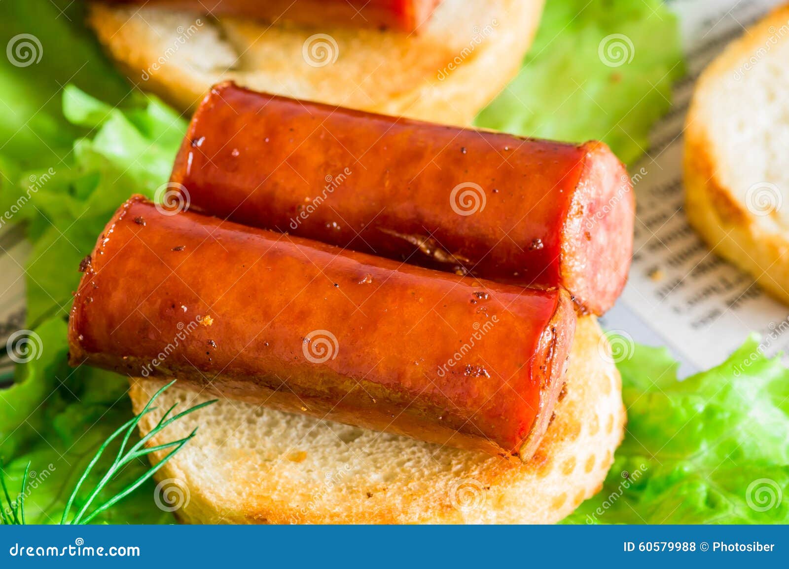 Tapas Appetizer with Smoked Sausage Stock Photo - Image of pork ...