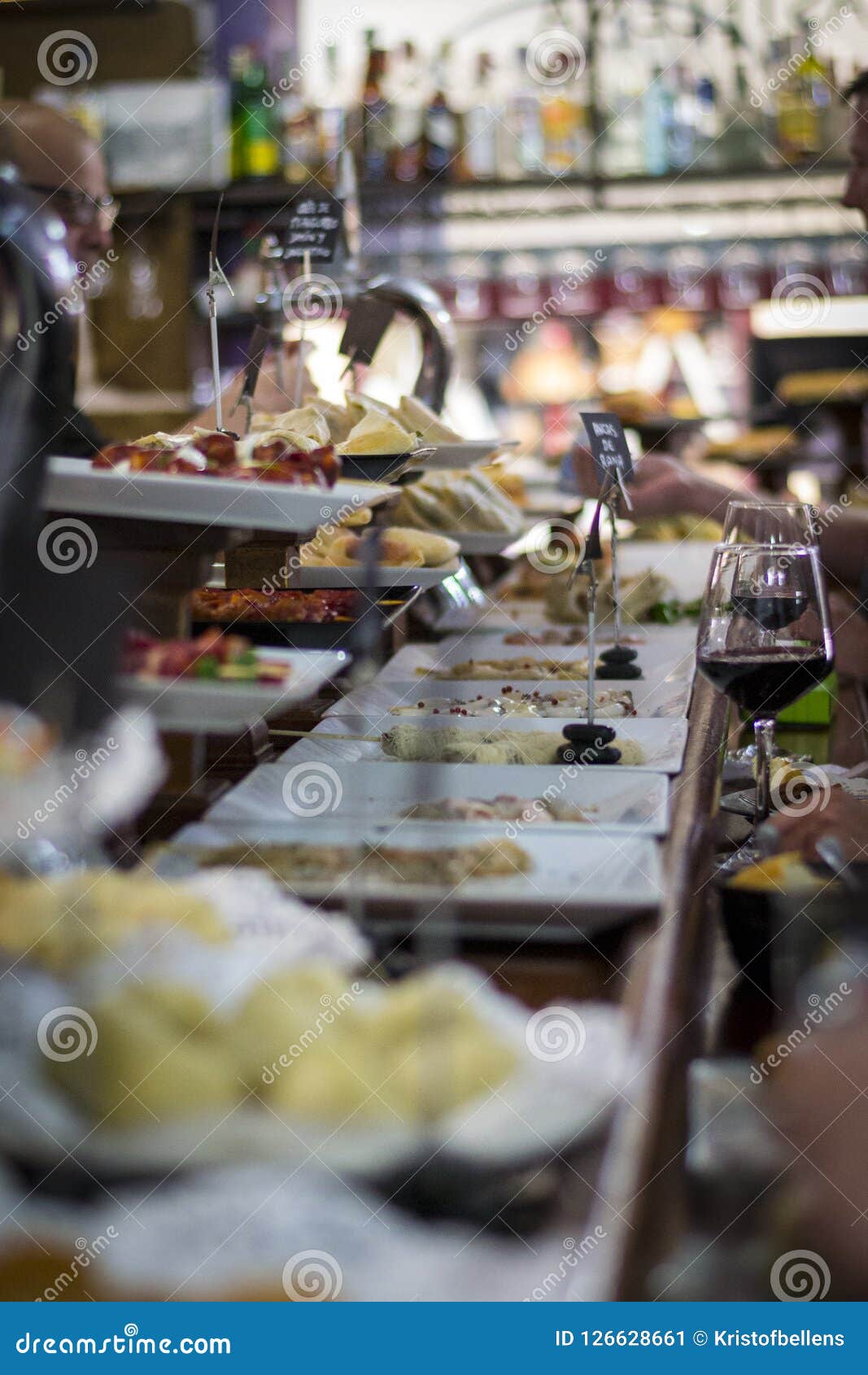 Tapas on the Counter of a Spanish Bar Editorial Photo - Image of ...