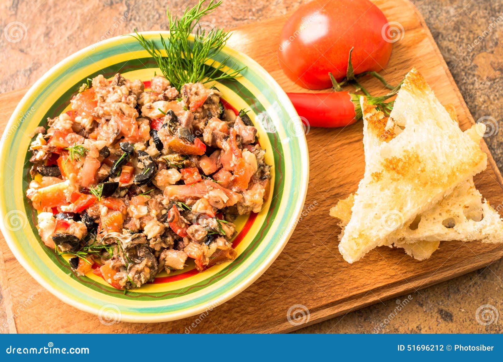 Tapas of Fish and Vegetables Stock Photo - Image of food, traditional ...