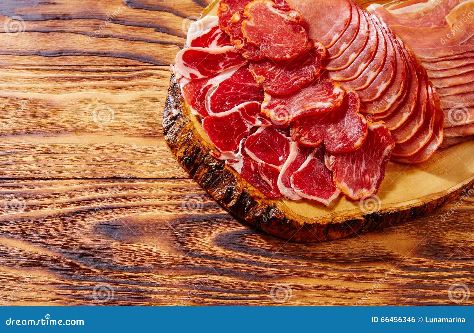 Tapas Iberico Ham and Lomo Sausage Spain Stock Photo - Image of ...