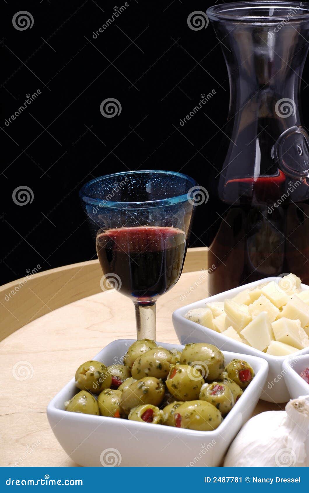 Tapas and red wine stock image. Image of food, flavour - 2487781