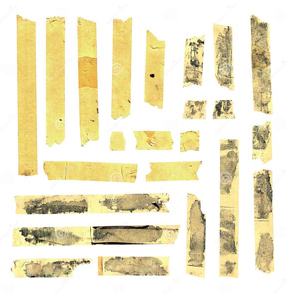 Tape stock image. Image of rustic, patch, messy, aged, grain - 844655