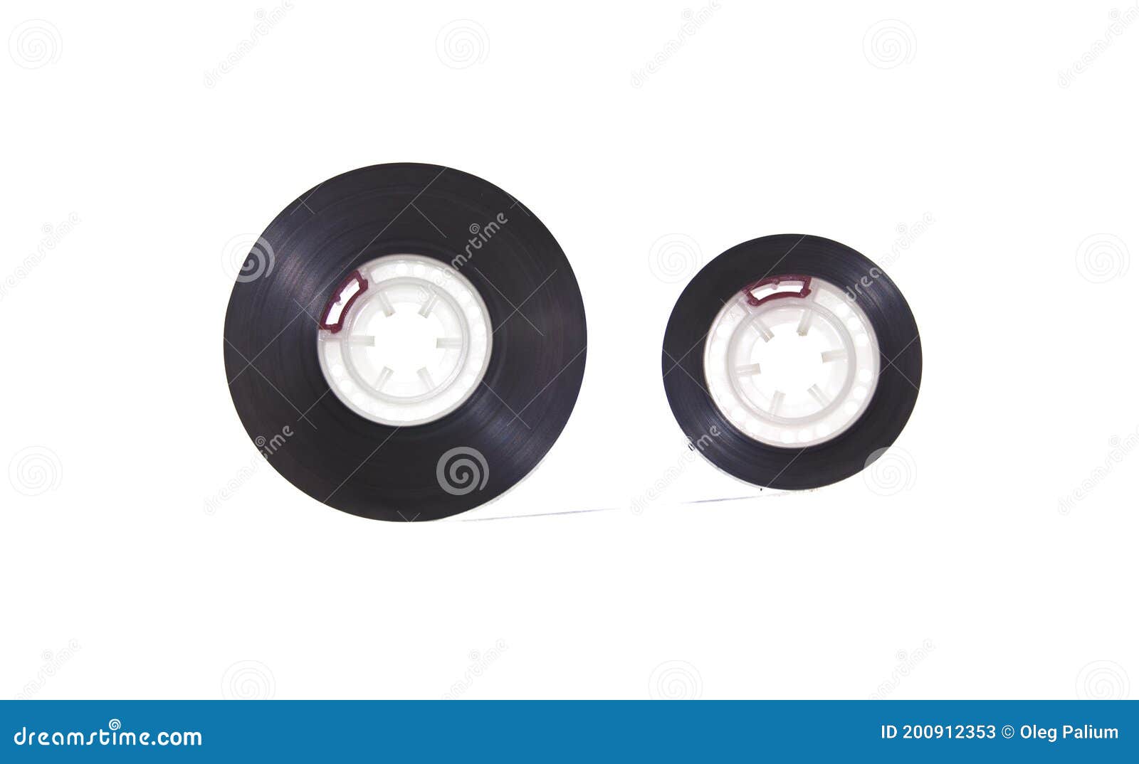 Tape Isolated on a White Background Stock Image - Image of label ...