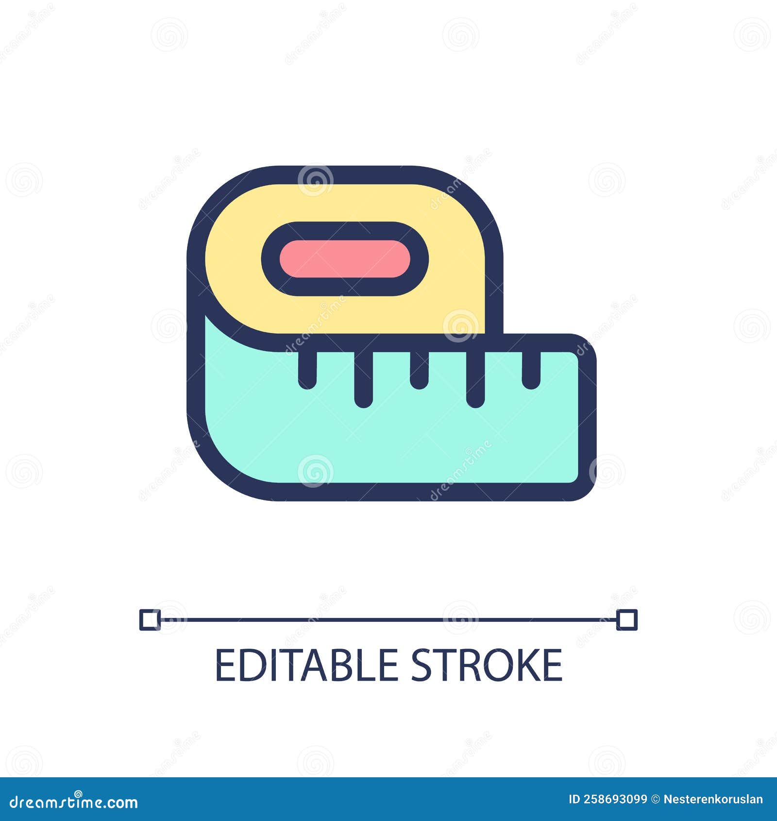 Tape Line Pixel Perfect RGB Color Ui Icon Stock Vector - Illustration ... Tape Line Pixel Perfect RGB Color Ui Icon Stock Vector - Illustration ...