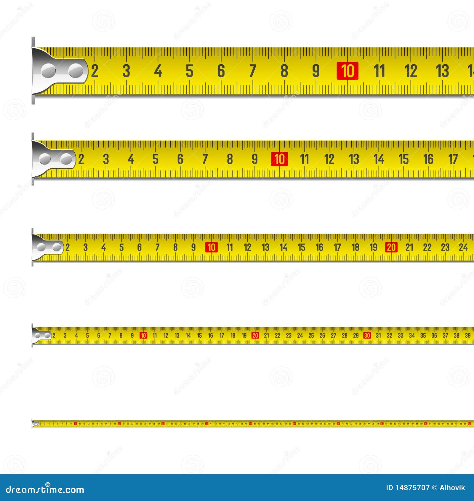 Tape measure stock vector. Illustration of single, long - 14875707 Tape measure stock vector. Illustration of single, long - 14875707