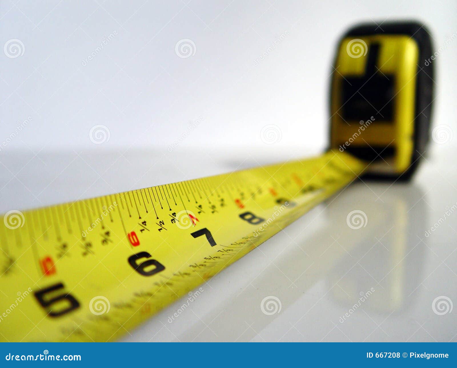 Tape measure stock photo. Image of tools, measure, inches - 667208