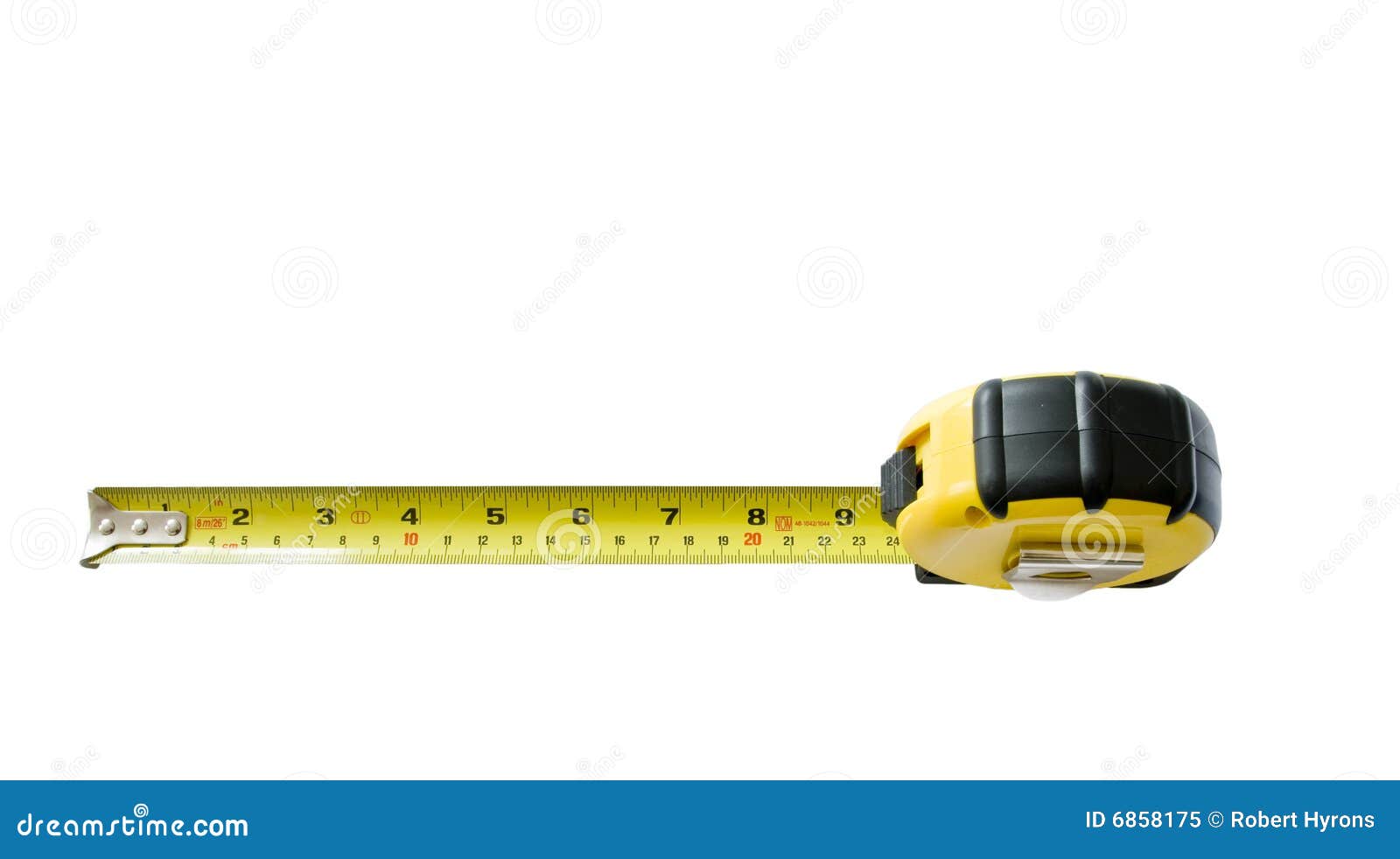 Tape measure from above stock image. Image of concept - 6858175