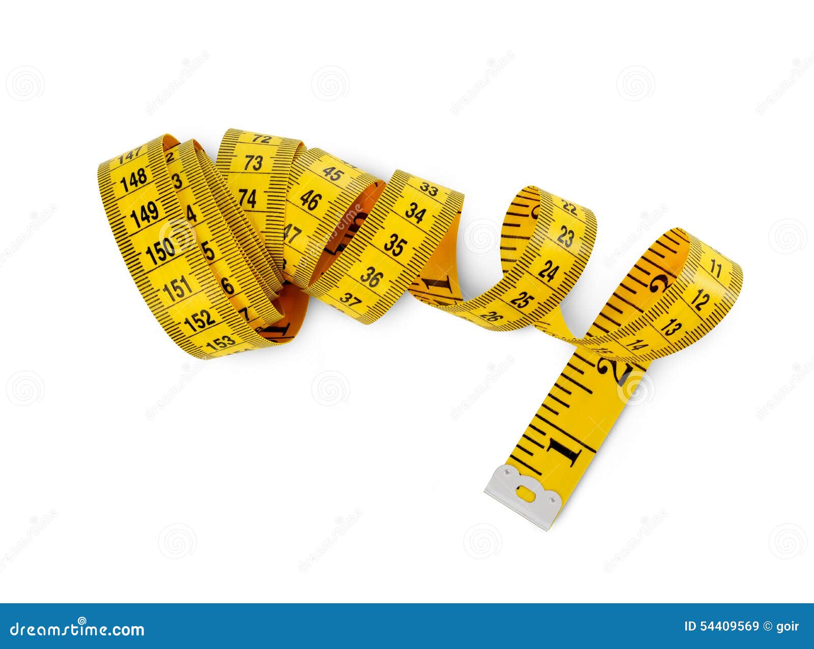 Tape measure aerial view stock image. Image of close - 54409569