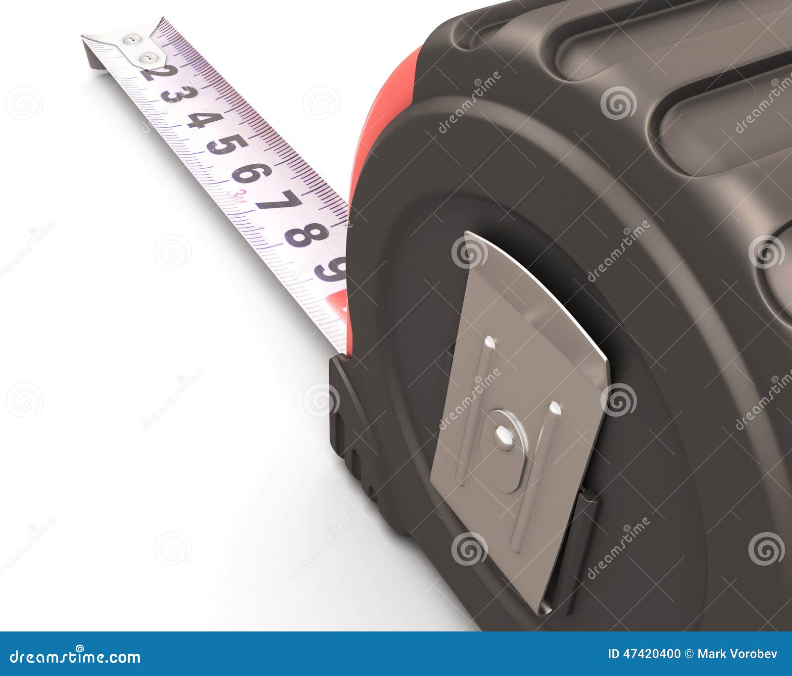 Tape measure close-up stock illustration. Illustration of instrument ...