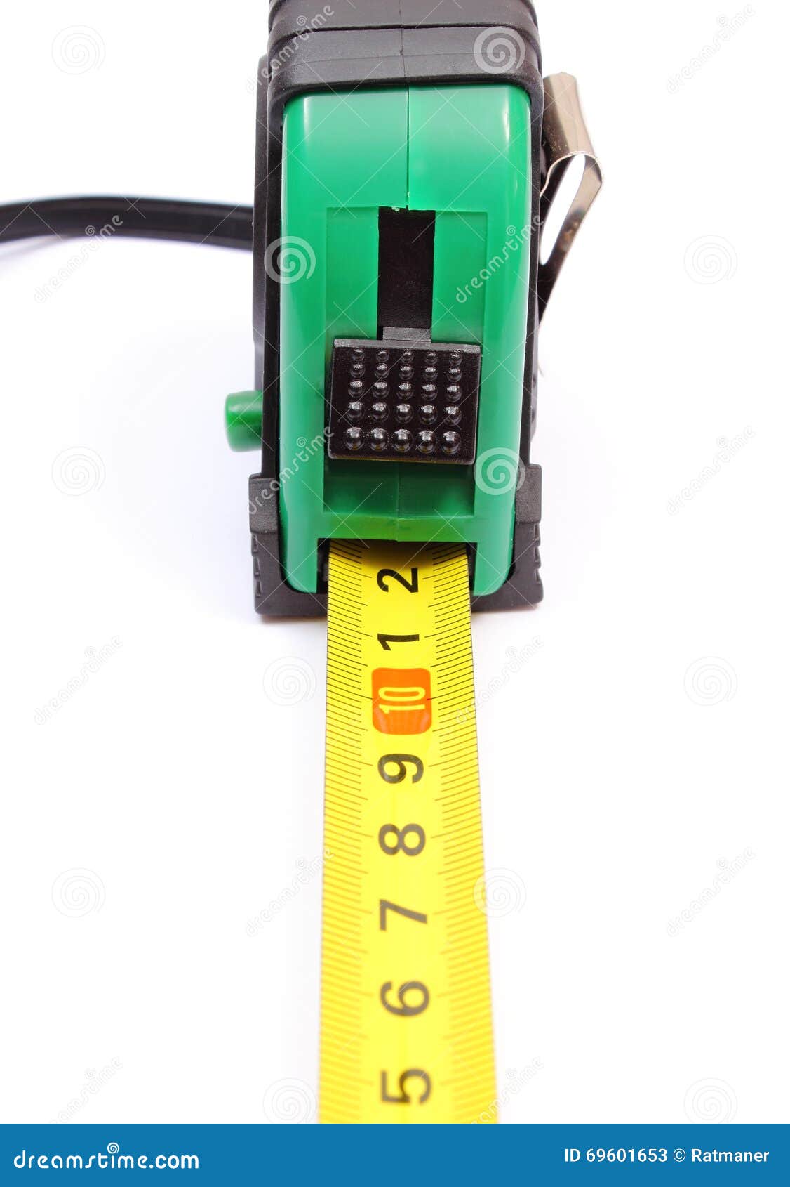 Tape Measure for Engineer on White Background Stock Image - Image of ...