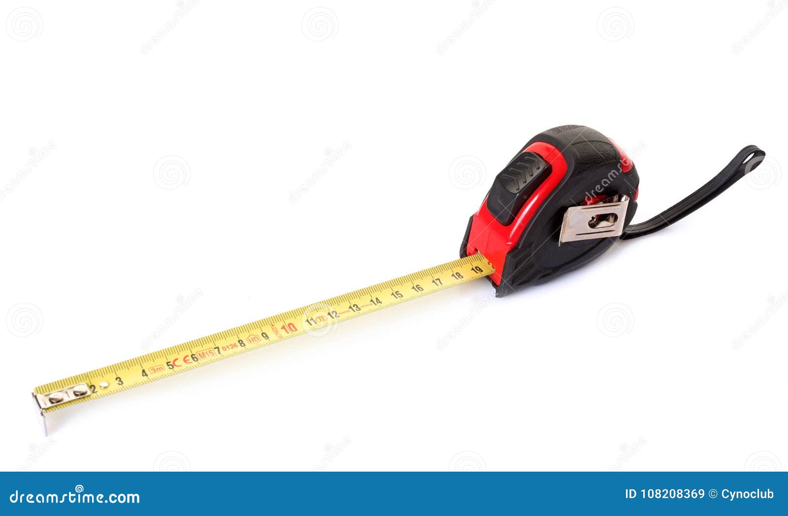 Tape measure in studio stock image. Image of measure - 108208369