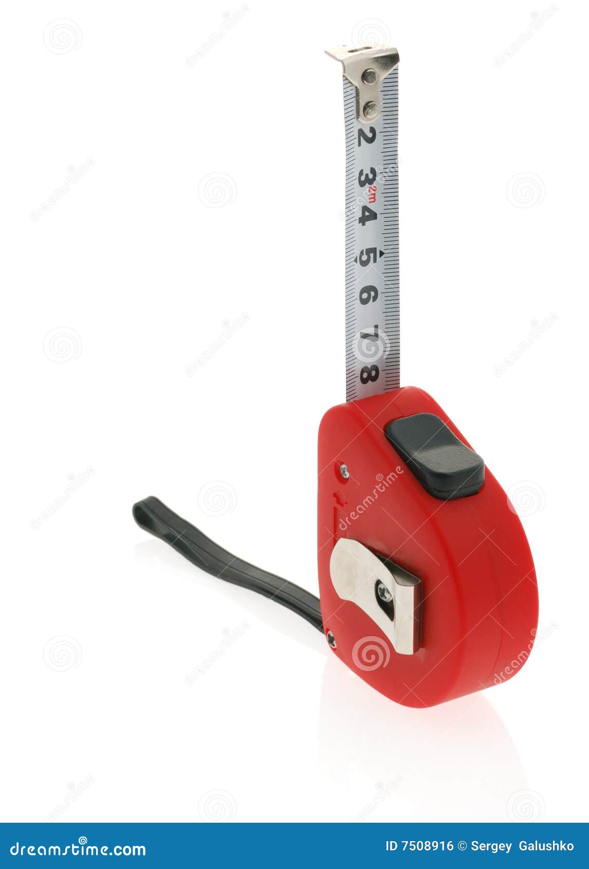 Tape Measure Isolated from White Stock Photo - Image of centimeter ...