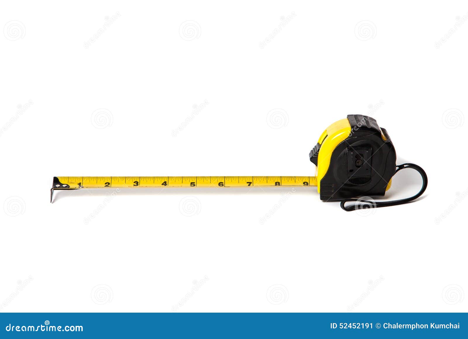 Tape Measure Isolated on White Background Stock Image - Image of ...