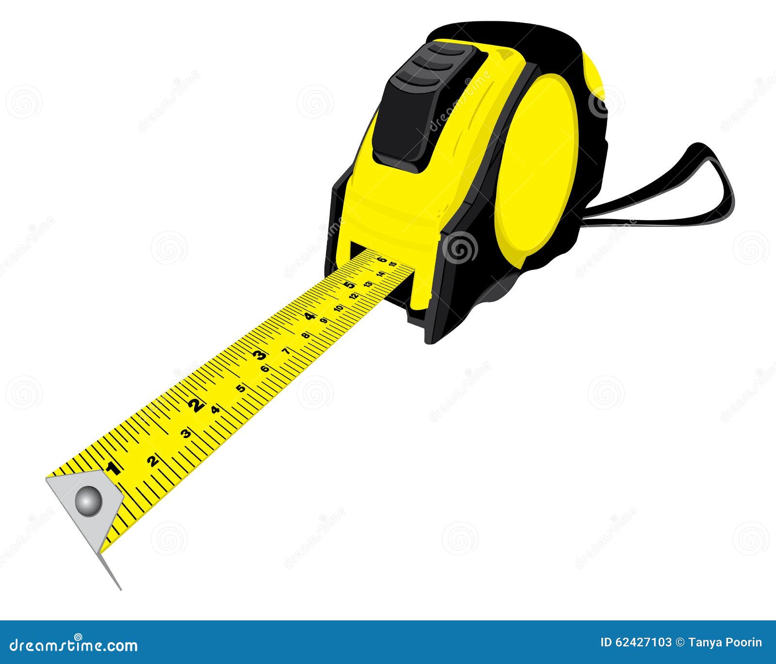 TAPE MEASURE stock vector. Illustration of construction - 62427103