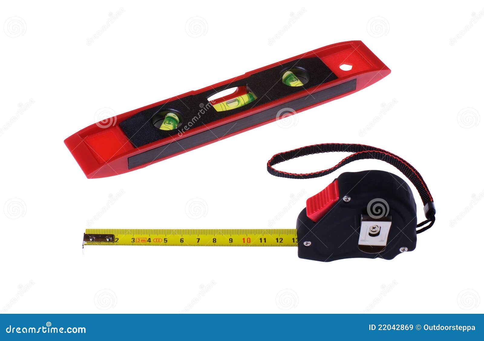 Tape measure and level stock image. Image of distance - 22042869 Tape measure and level stock image. Image of distance - 22042869