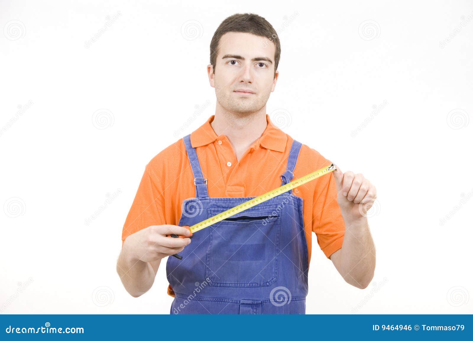 Tape Measure Man Royalty Free Stock Image - Image: 9464946