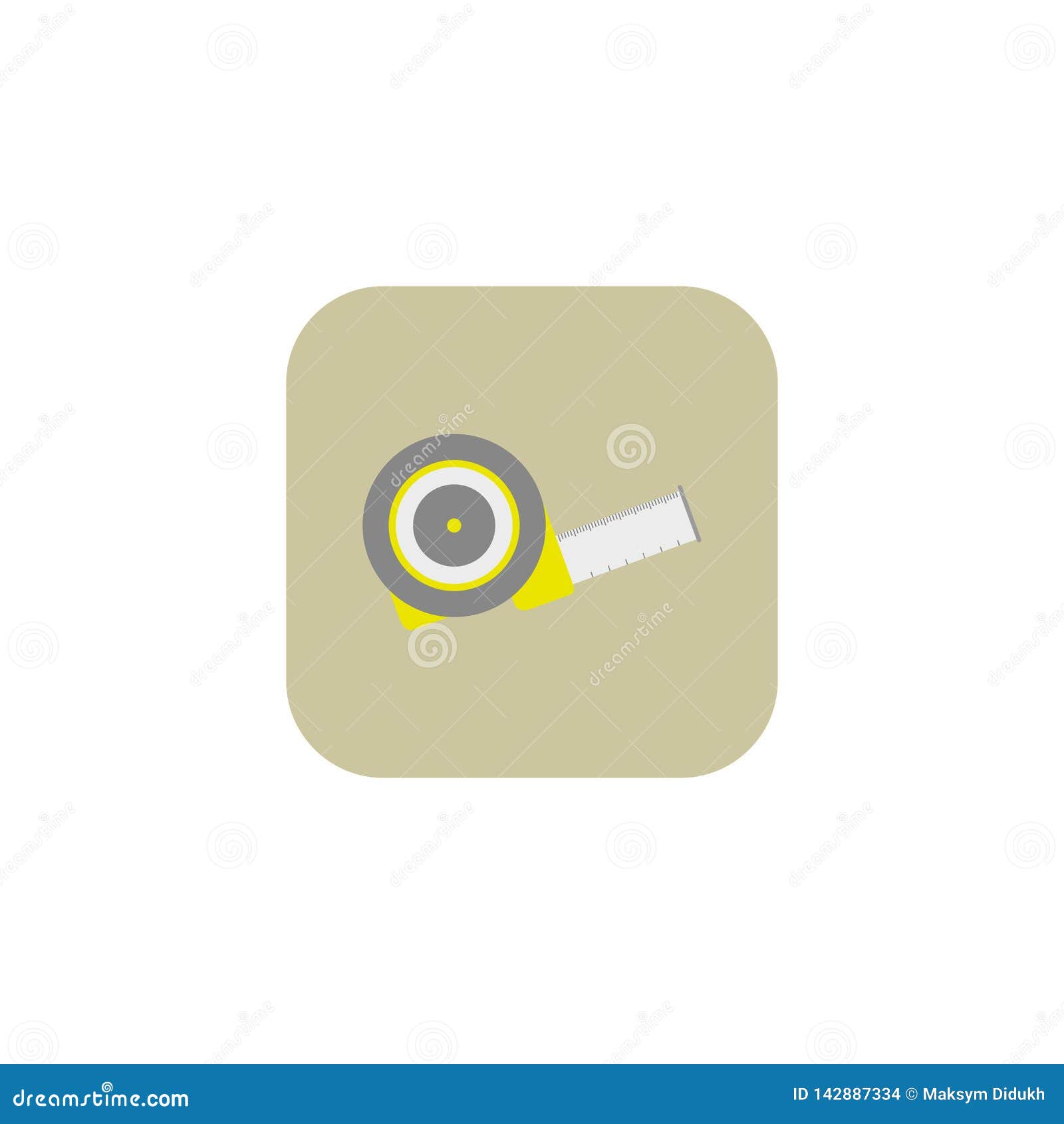 Tape Measure Ruler. Icon. Logo. Vector Illustration. EPS 10 Stock ...