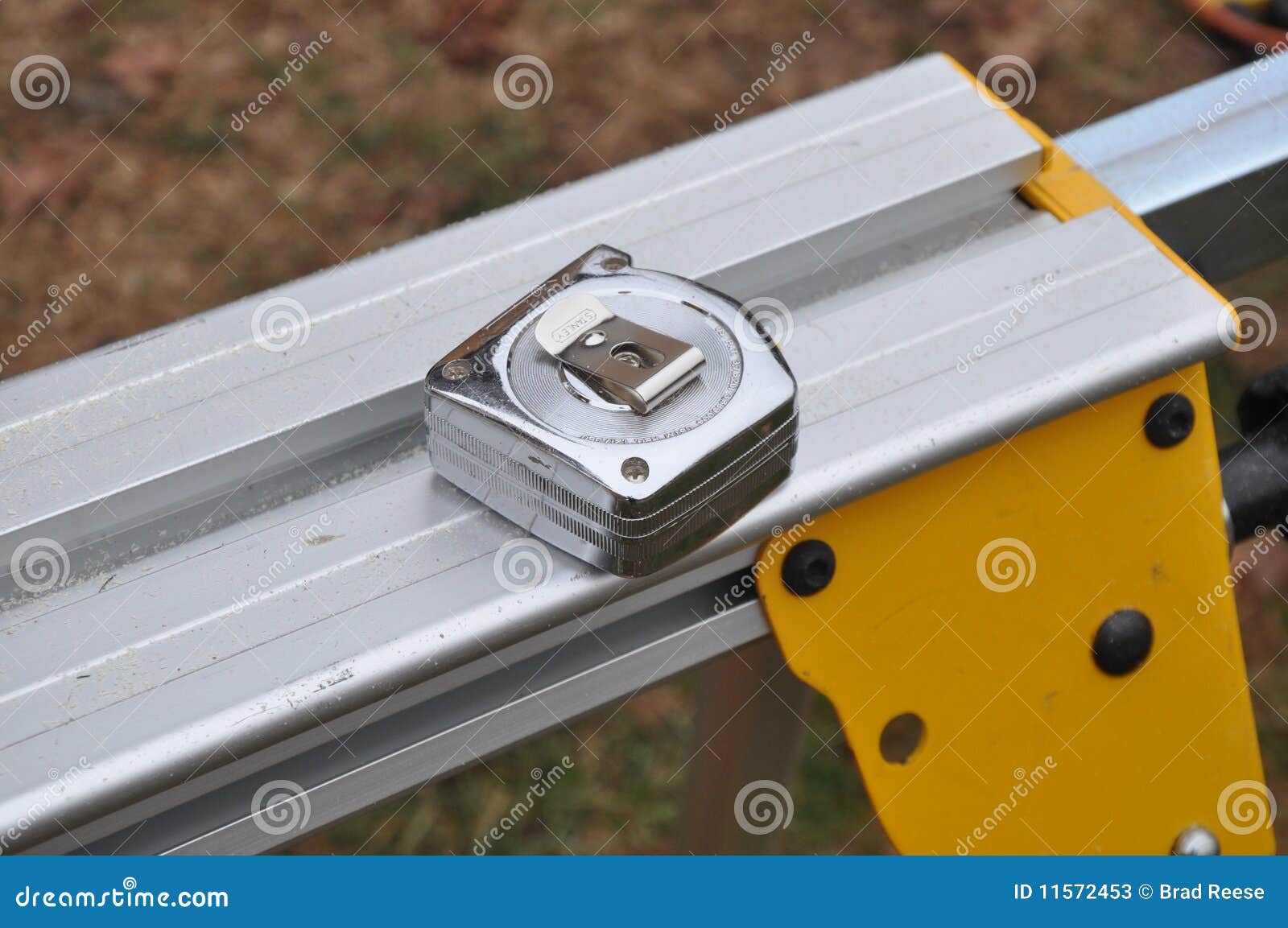 Tape Measure on Stand stock image. Image of stand, carpentry - 11572453