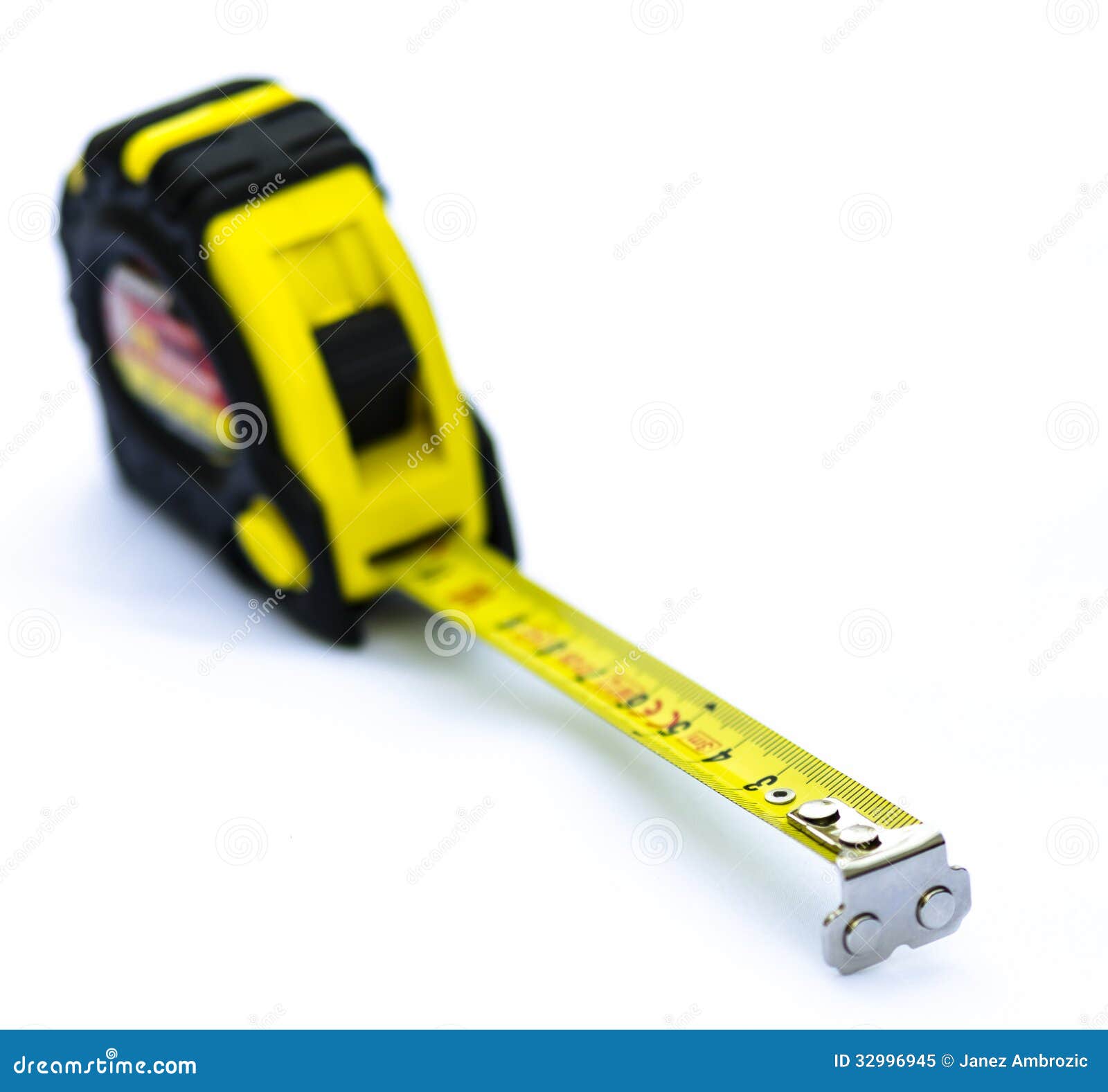 Tape measuring device stock image. Image of measurement - 32996945