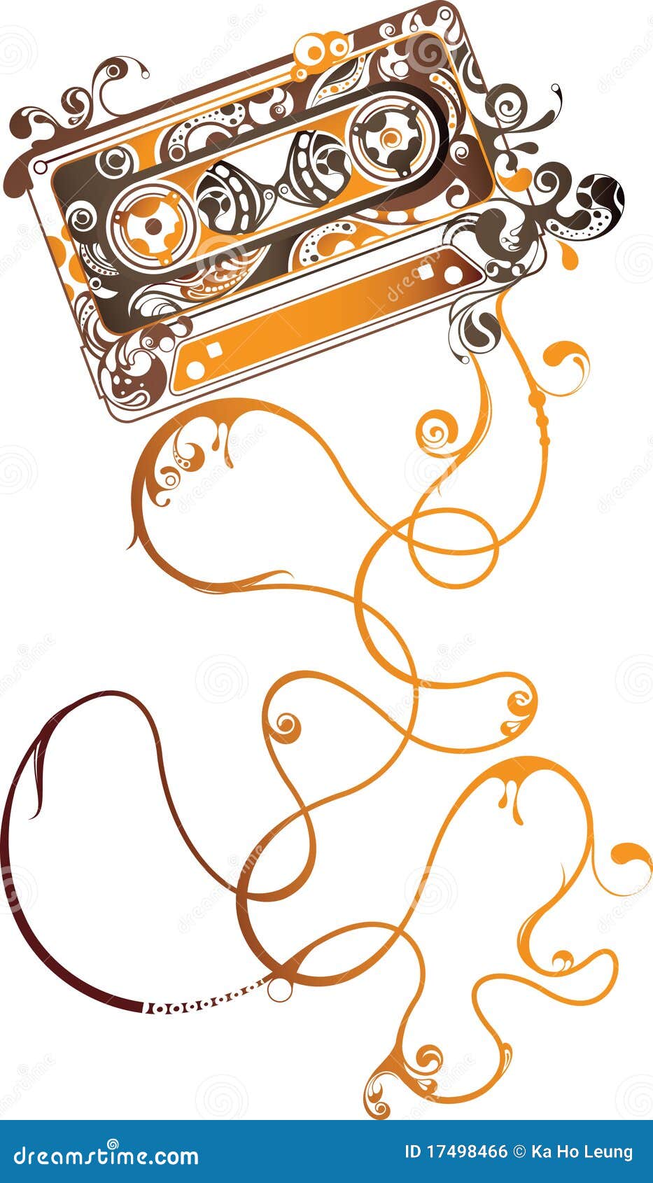 Tape Record stock vector. Illustration of design, abstract - 17498466