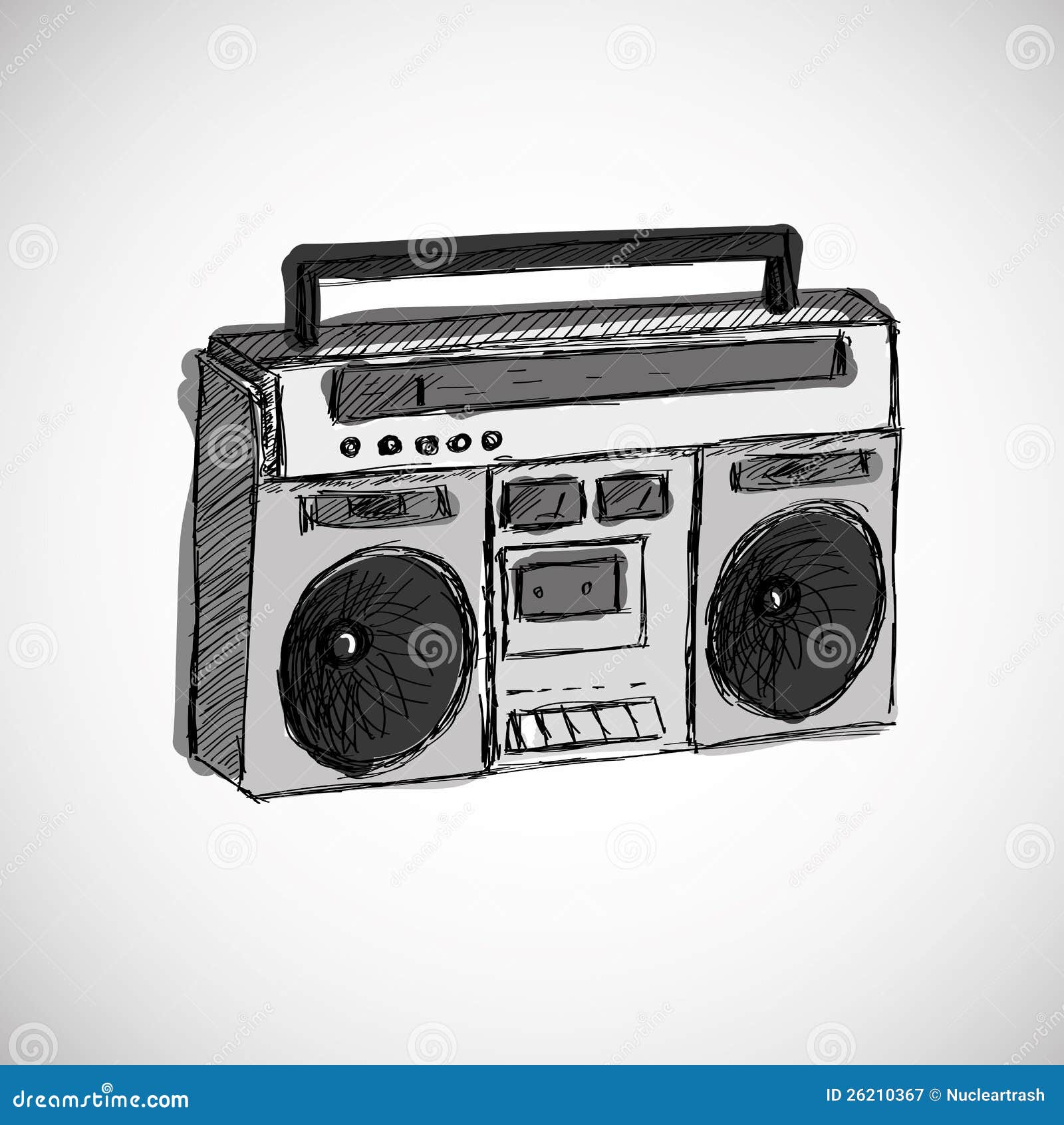 Tape Recorder Cartoon Vector | CartoonDealer.com #45752669