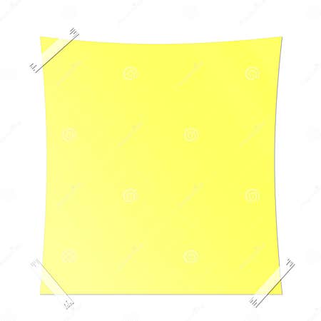Taped note stock illustration. Illustration of notepad - 15399526