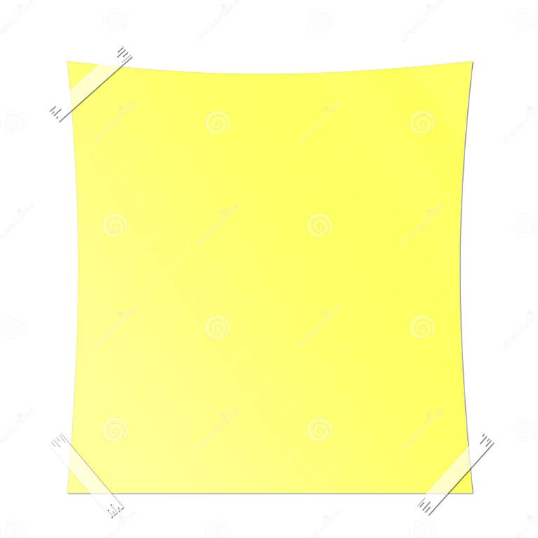 Taped note stock illustration. Illustration of notepad - 15399526