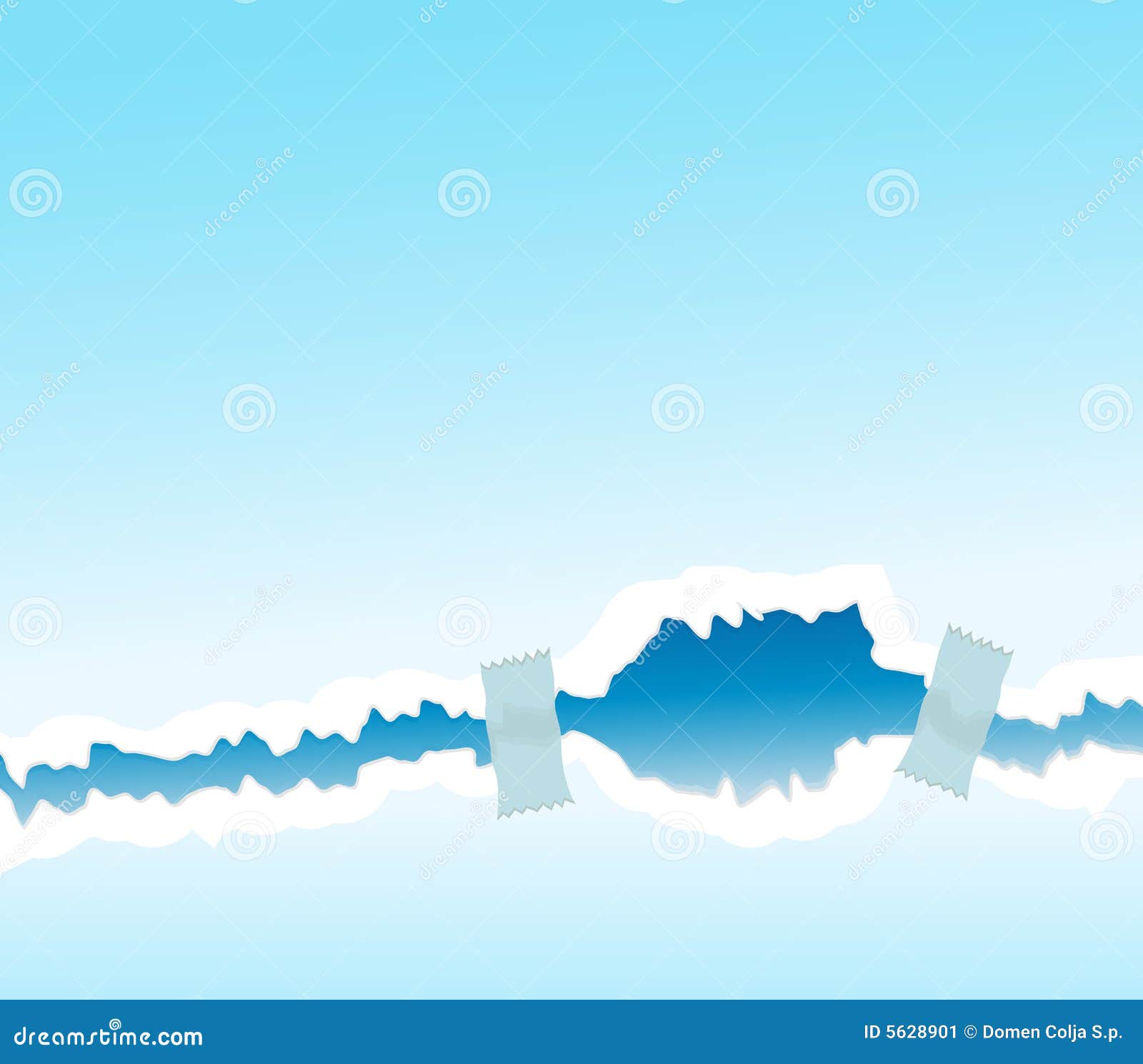 Taped Tear Paper Wallpaper Picture. Image: 5628901