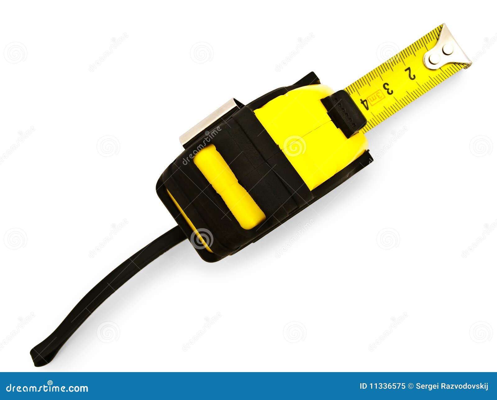 Tapeline stock image. Image of precision, instrument - 11336575