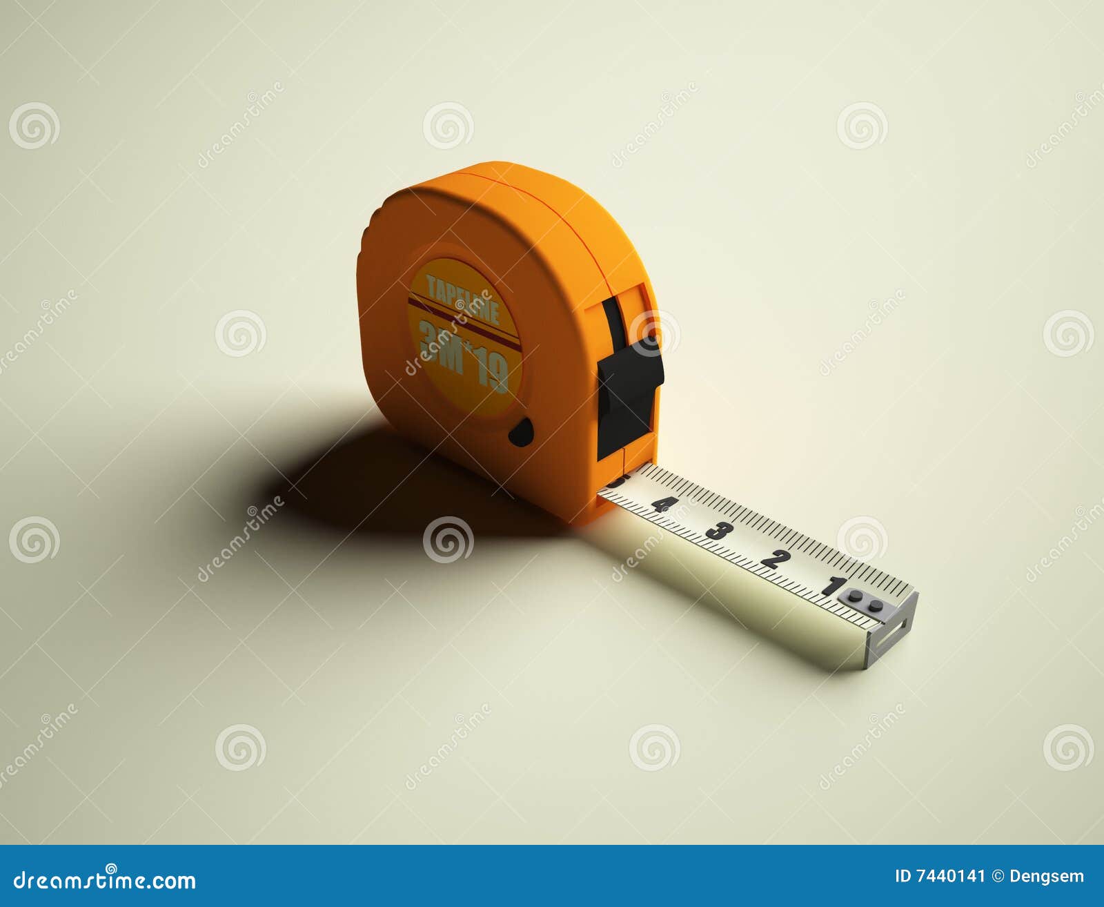 Tapeline stock illustration. Illustration of meter, architecture - 7440141