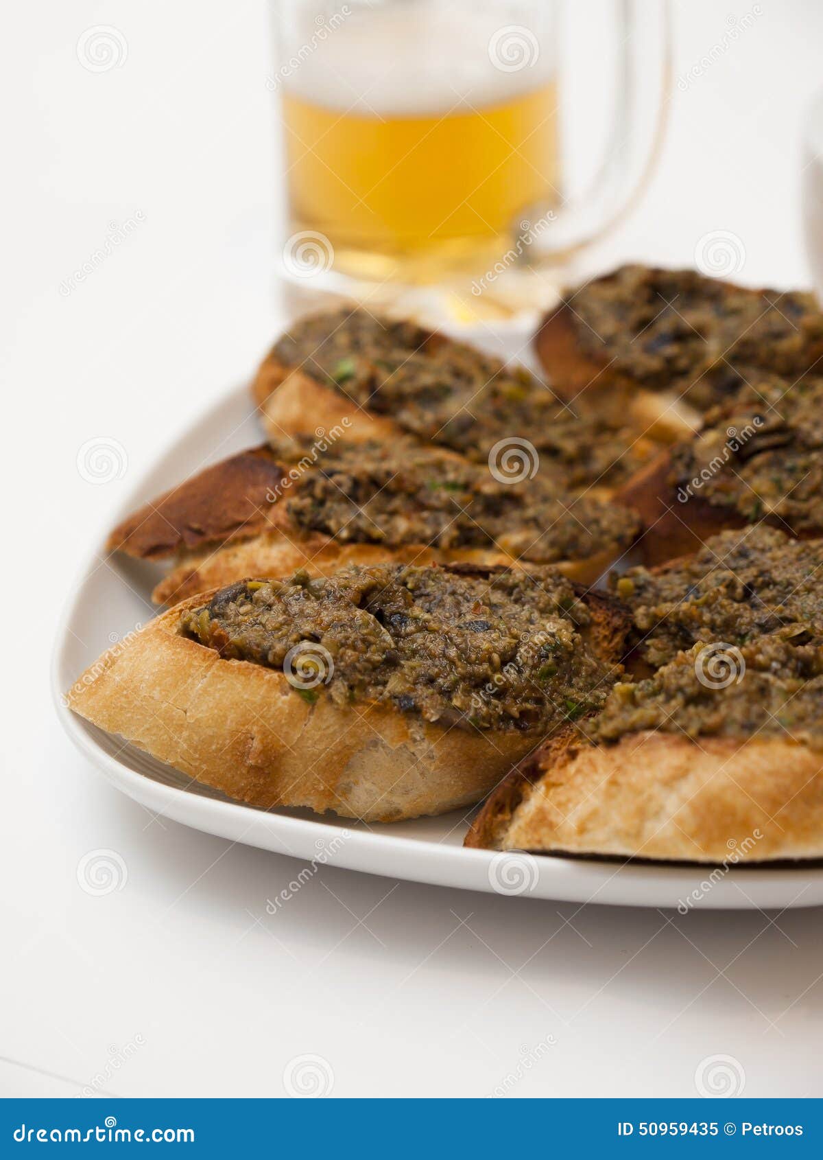 Tapenade stock image. Image of tapenada, toasts, starter - 50959435