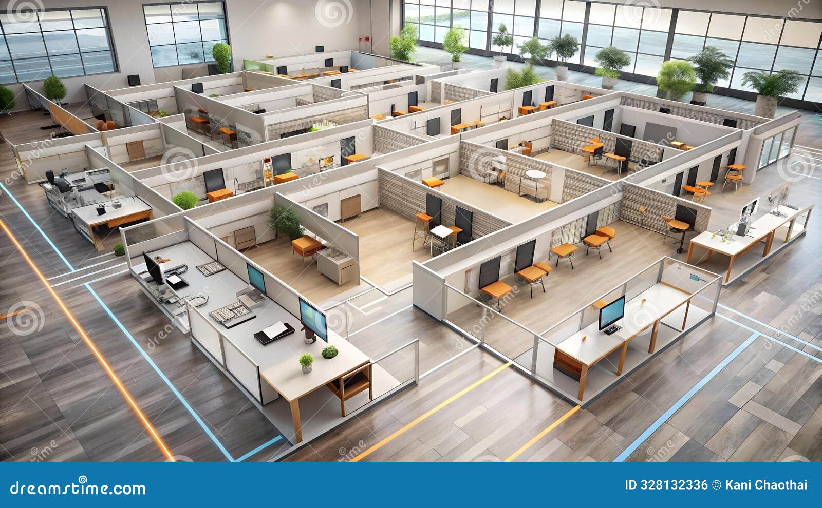 A Tapestry of Collaboration: an Open Floor Plan Weaving Together ...