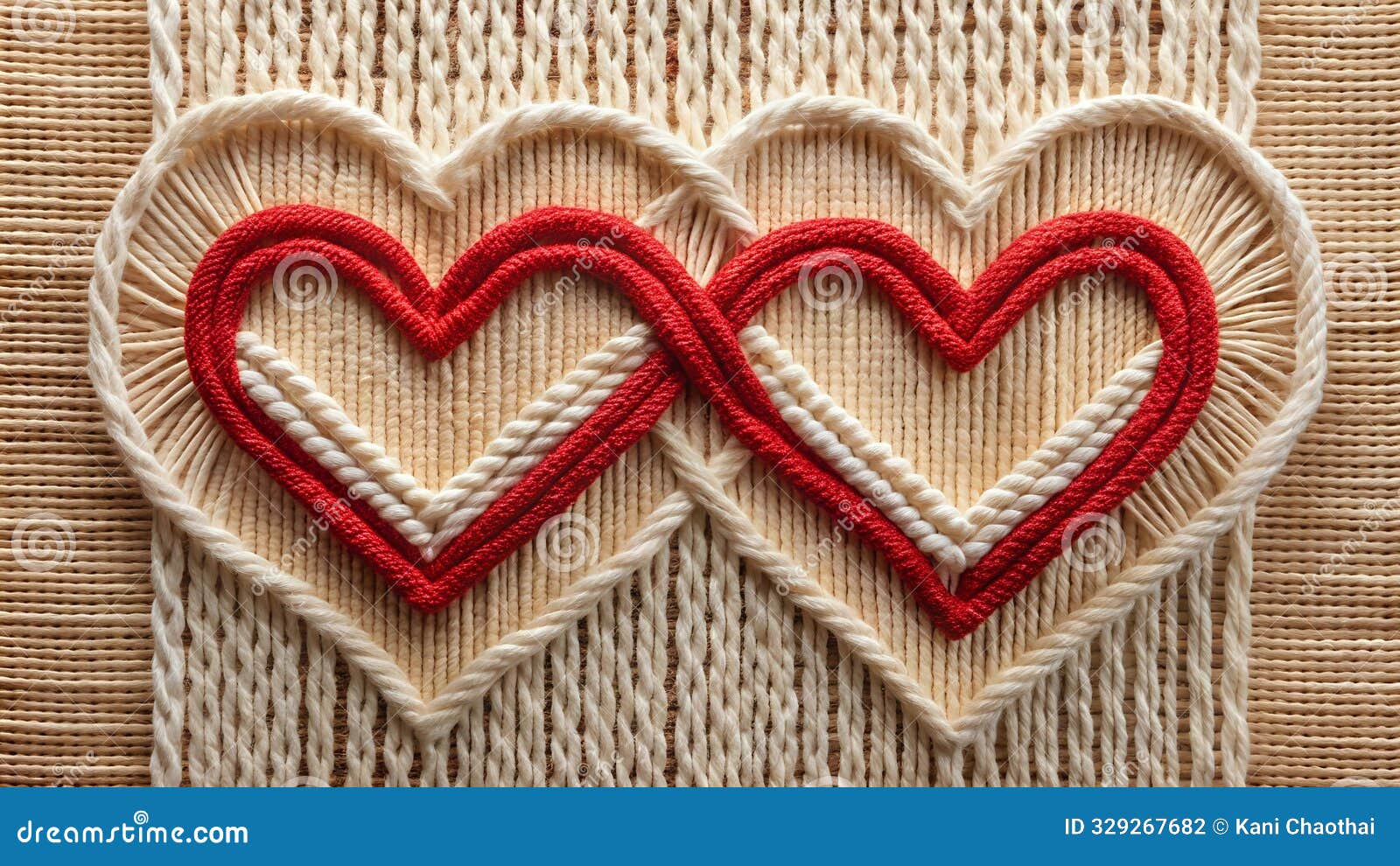 A Tapestry of Love: Weaving Together Two Hearts AI Generated Stock ...
