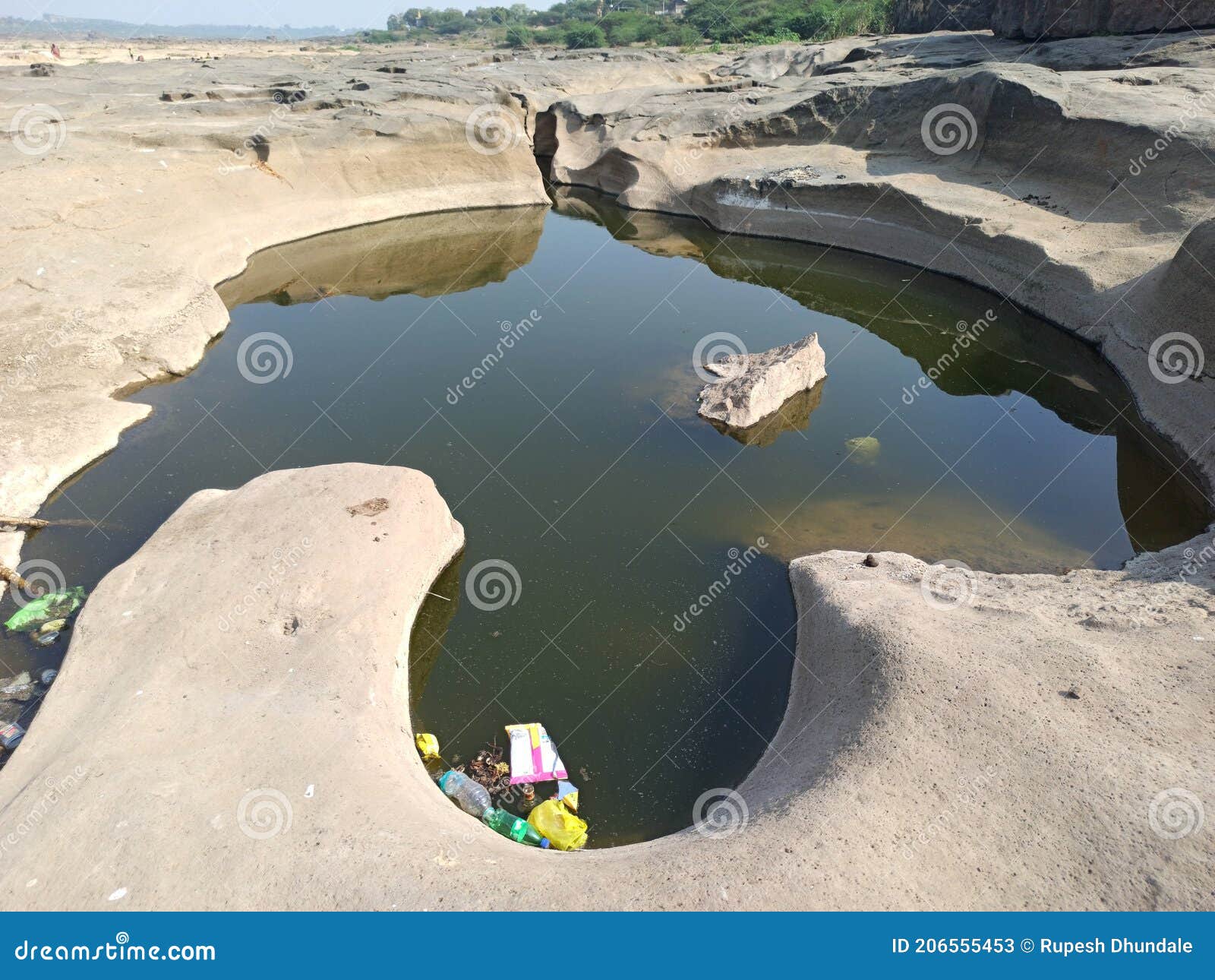 Tapi River Geological Structure Rocks Stock Image - Image of river ...