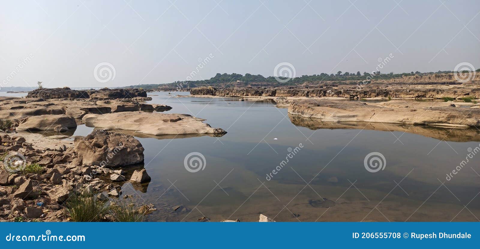 Tapi River Geological Structure Rocks Stock Photo - Image of ocean ...